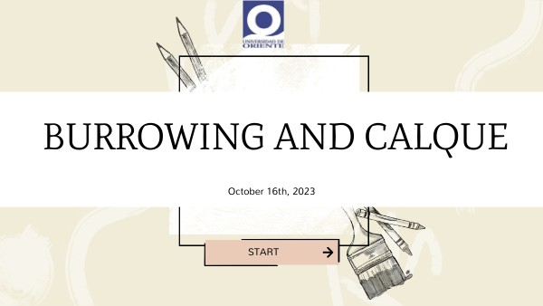 Burrowing and Calque | Genially