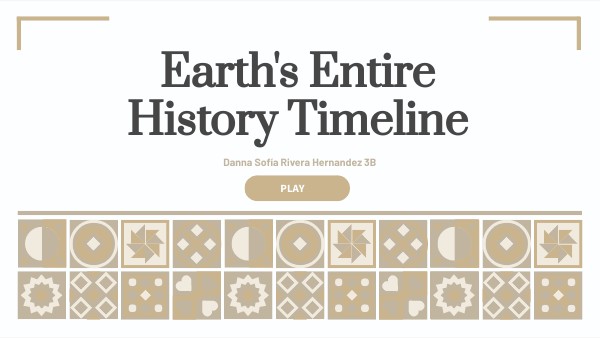Earth's Entire History | Genially