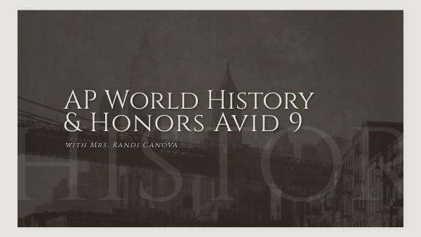 AP World/AVID 9 | Genially
