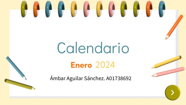Calendario Escolar Enero | Genially
