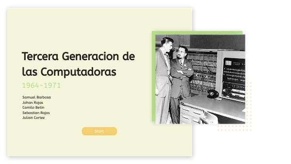 Tercera Generacion de las Computadoras | Genially