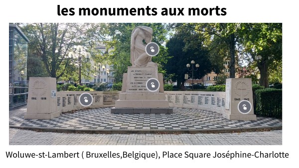 Les monuments aux morts de Elise | Genially