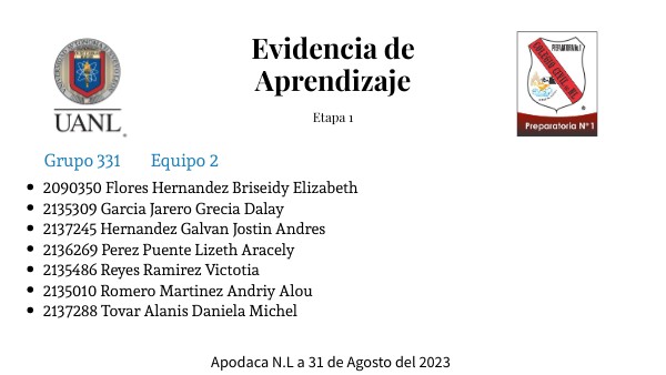 EVIDENCIA PRESENTACIÓN DIGITAL | Genially