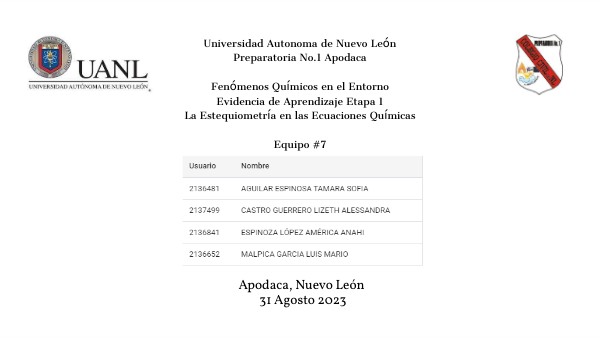 Evidencia FQE | Genially