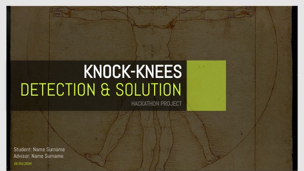 KNOCK KNEES DETECTION | Genially