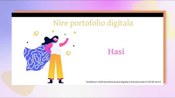 Nire portfolio digitala | Genially