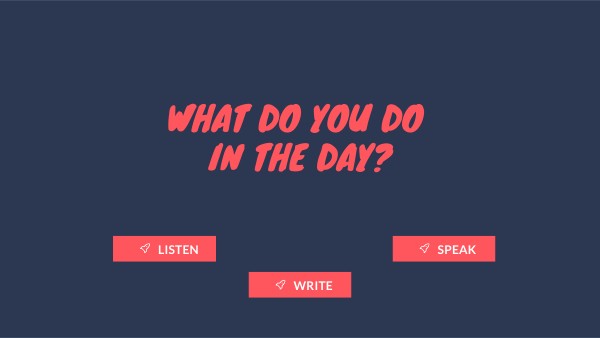 Daily routines | Genially