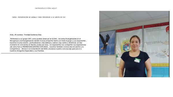 Tarea CEV de la Maestra Claudia Martínez Genially