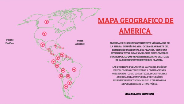 MAPA DE AMÉRICA | Genially