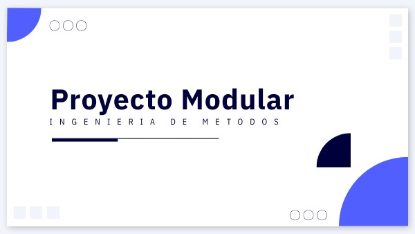 Proyecto Modular | Genially