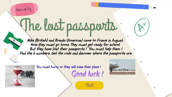 THE LOST PASSPORTS | Genially