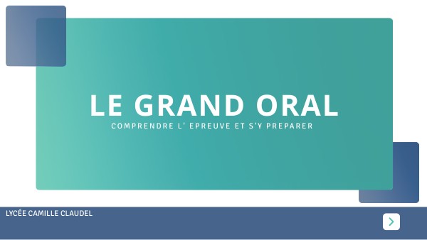 Grand Oral 2024 | Genially