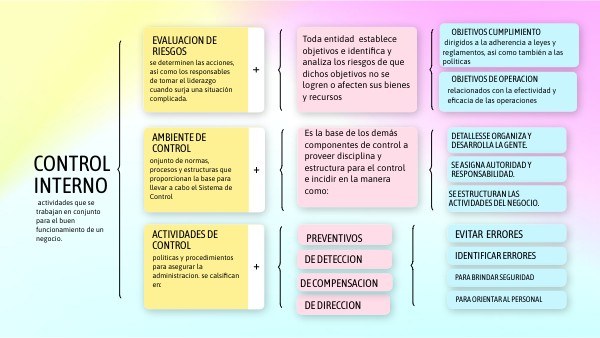 CUADRO SINÓPTICO DEL CONTROL INTERNO | Genially