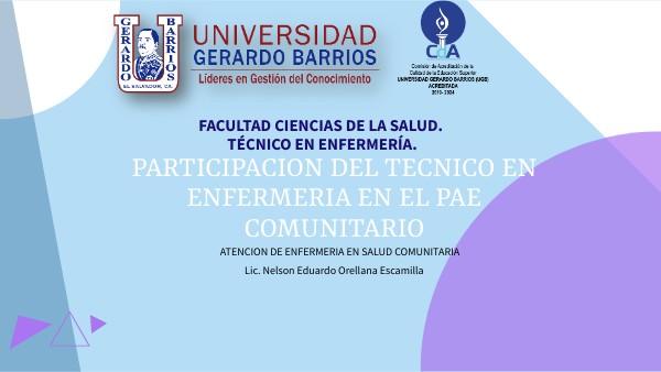 PAE DE ENFERMERIA | Genially