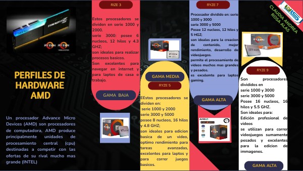 PERFILES HARDWARE AMD | Genially