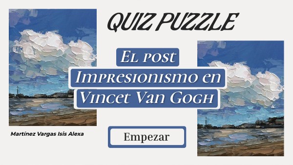 Quiz puzzle Post-Impresionismo