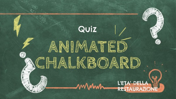 LA RESTAURAZIONE 1-6 | Genially