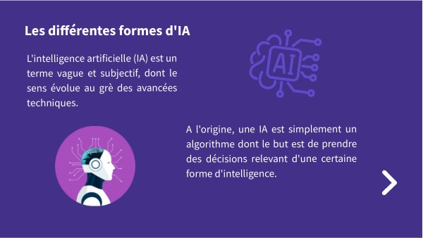 Les différents types d'IA