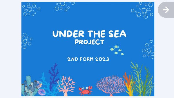 Under the Sea - 2nd form | Genially