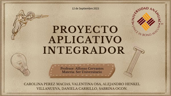 PROYECTO APLICATIVO INTEGRADOR