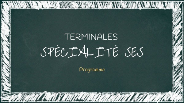 Programme de SES 2023-2024 | Genially