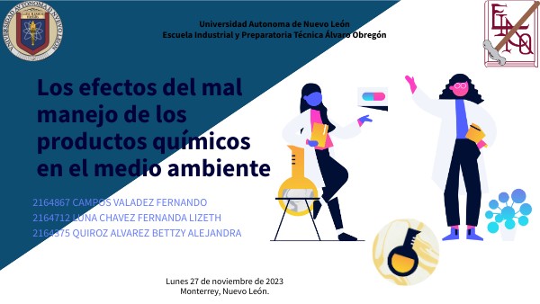 Los efectos del mal manejo de los productos químicos en el medio ambi.