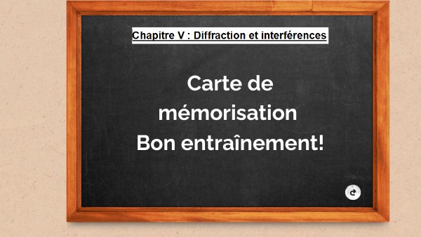 Chapitre V: Diffraction et interférences