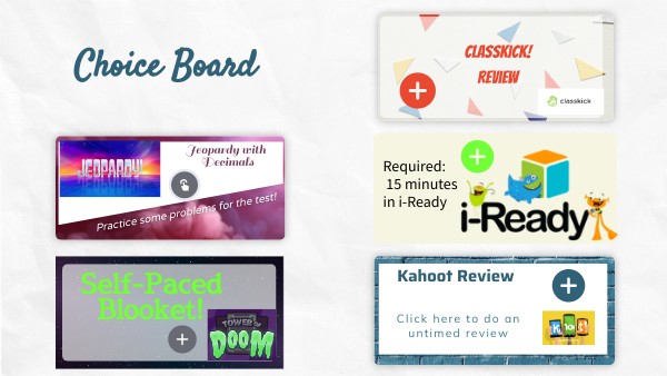 5.4.1 Live Choice Board | Genially