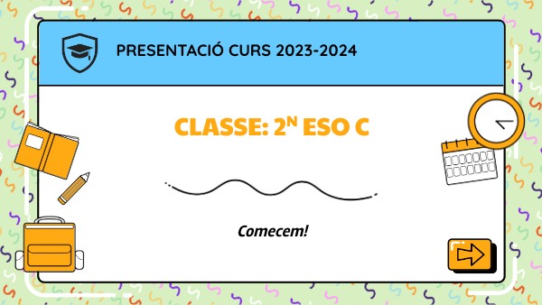 Presentació curs 2023-2024 | Genially