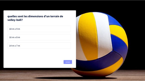 quizz volley-ball