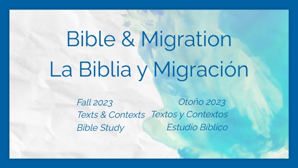 Bible & Migration