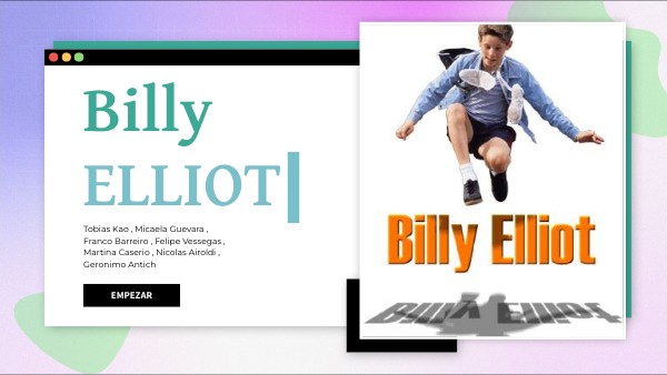 Presentation of the book Billy Eliot | Genially
