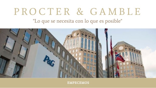 PROCTER & GAMBLE | Genially