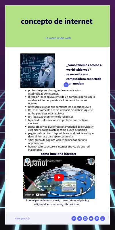 concepto de internet