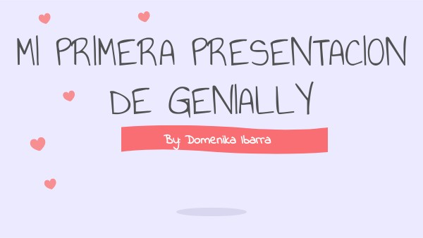 mi primera presentación de Genial.ly
