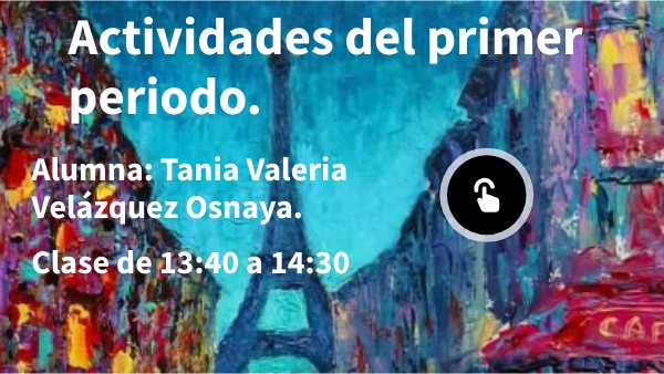 Actividades del primer perido