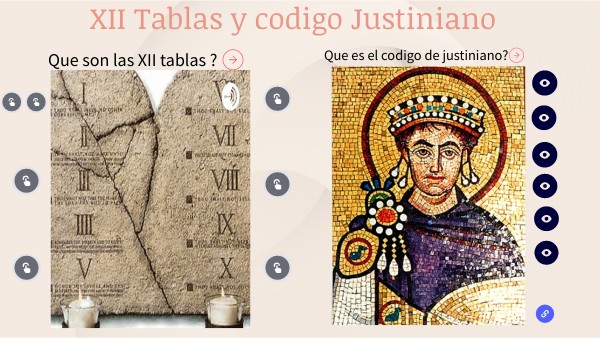 XII Tablas y Codigo Justiciano | Genially