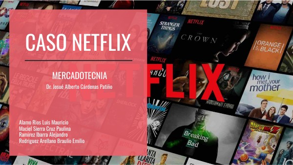 Caso 14. Netflix | Genially