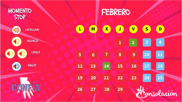Oraciones febrero 23-24 INF-1º-2ºp