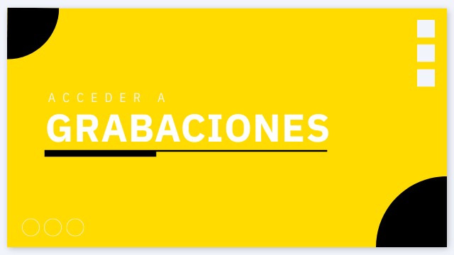 Acceder a grabaciones | Genially