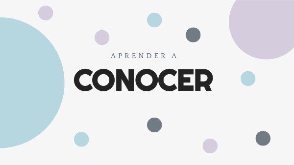 PRESENTACIÓN APRENDER A CONOCER | Genially