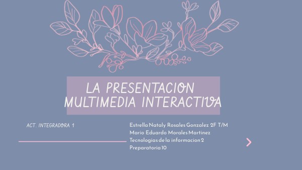 ACT. INTEGRADORA 1 ENRG | Genially