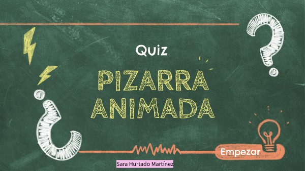 Quiz pizarra animada memoria | Genially