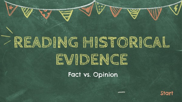 Reading Historical Evidence | Genially