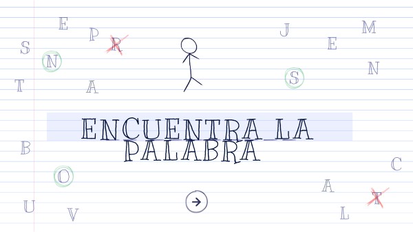 ENCUENTRA LA PALABRA Sesión 4