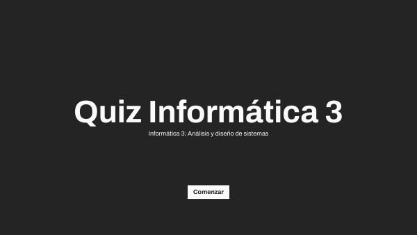 QUIZ MINIMAL