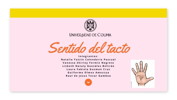 sentido del tacto | Genially