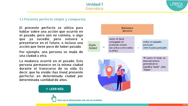 1.3 Presente perfecto simple y compuesto
