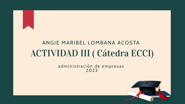 ACTIVIDAD III ( Cátedra ECCI)