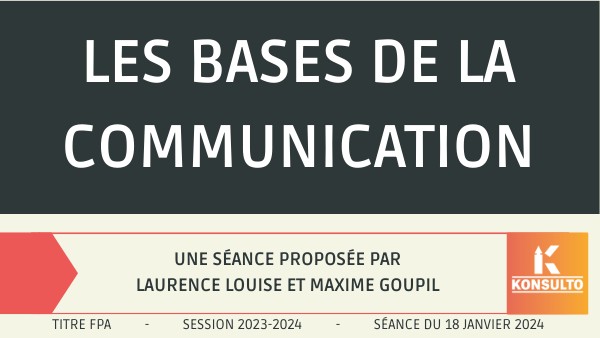 Les bases de la communication | Genially